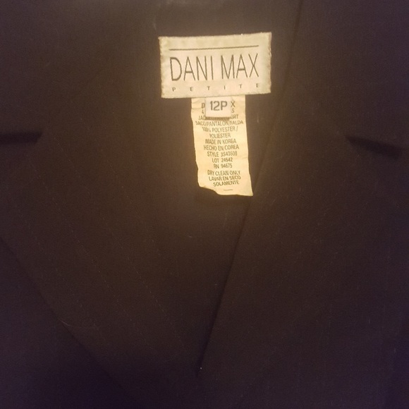 Dani Max | Other | Dani Maxblack Pinstripe Pantsuit | Poshmark